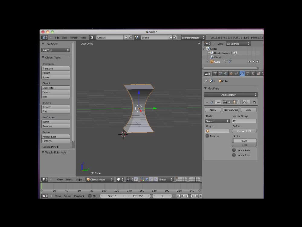6 Simple Deform Modifier By Neal Hirsig Video Blenderheads Moddb