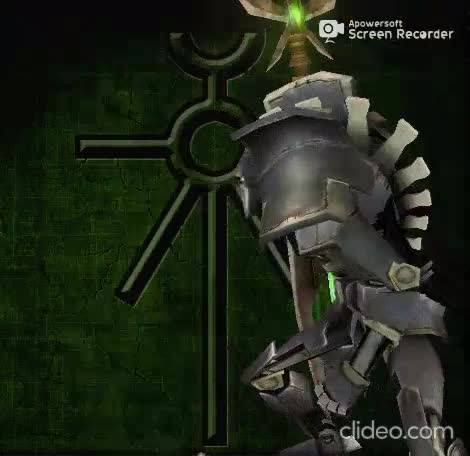 Necron Lord Reinforced Body Wargear alt vis test a1 video - Renegade ...