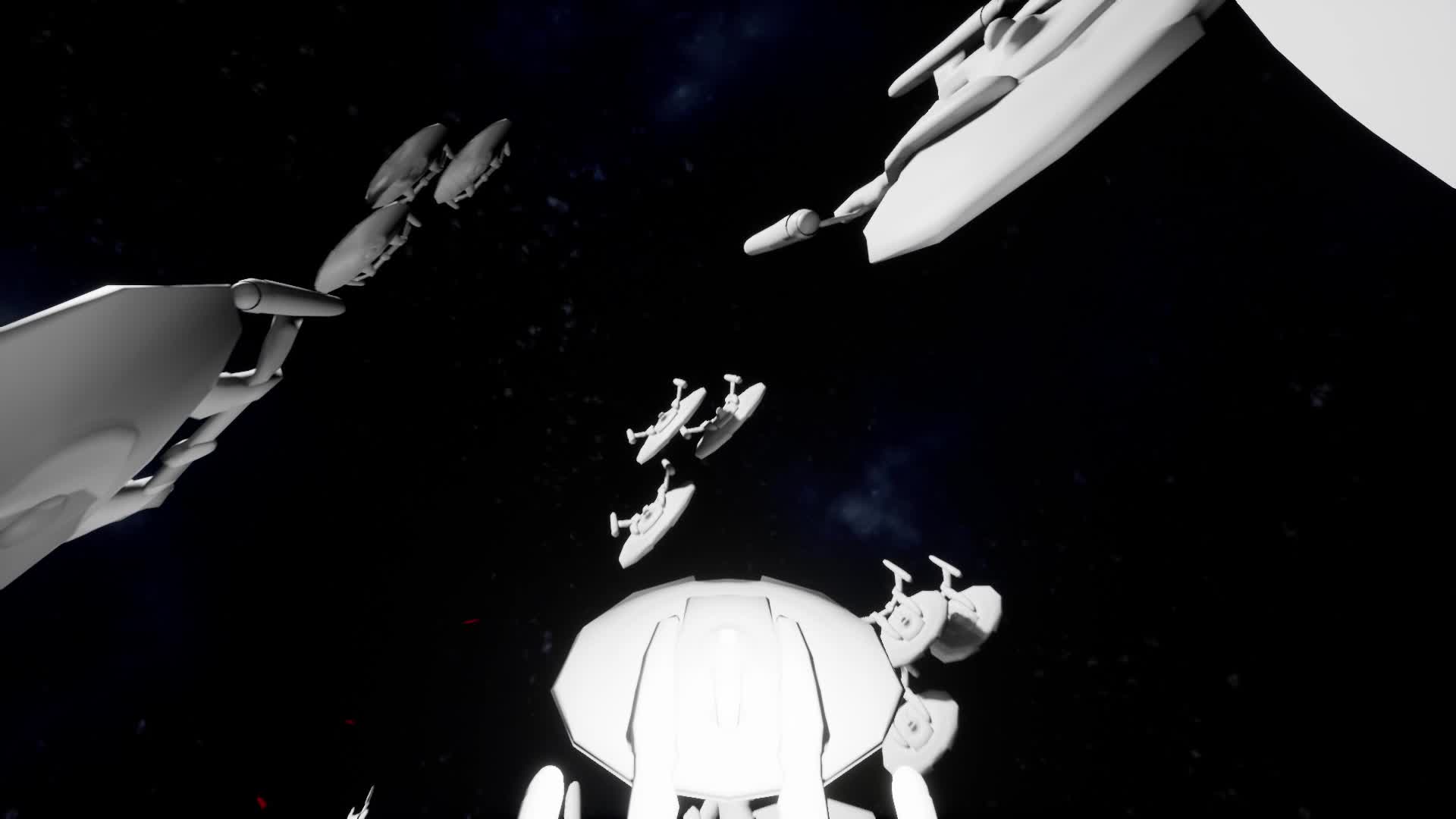 Star Trek experimentation with my 3d ship, custom made Substance Space ...