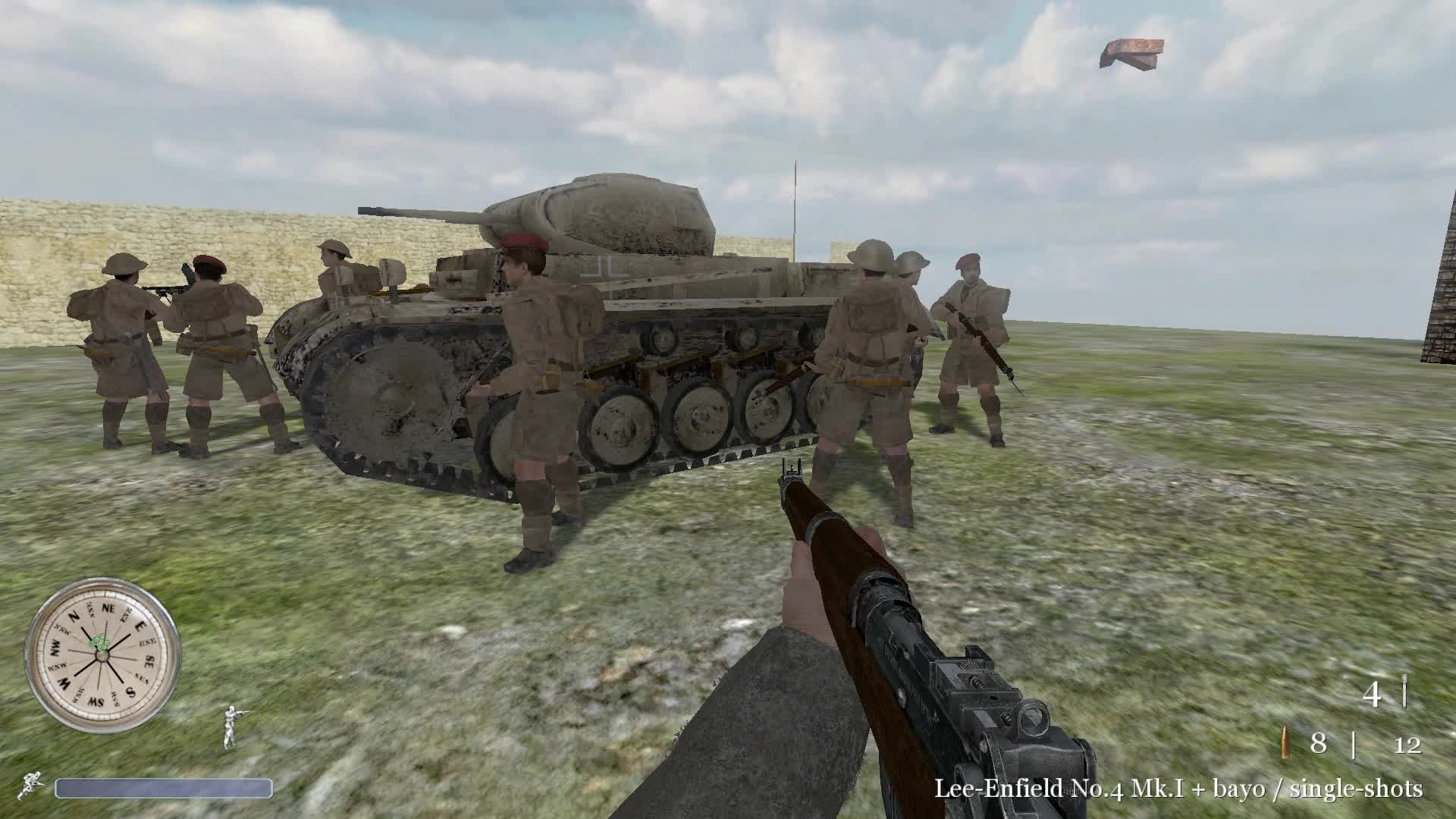 CoD2 Panzer2 tankride fixed video - MCh2207Cz - ModDB