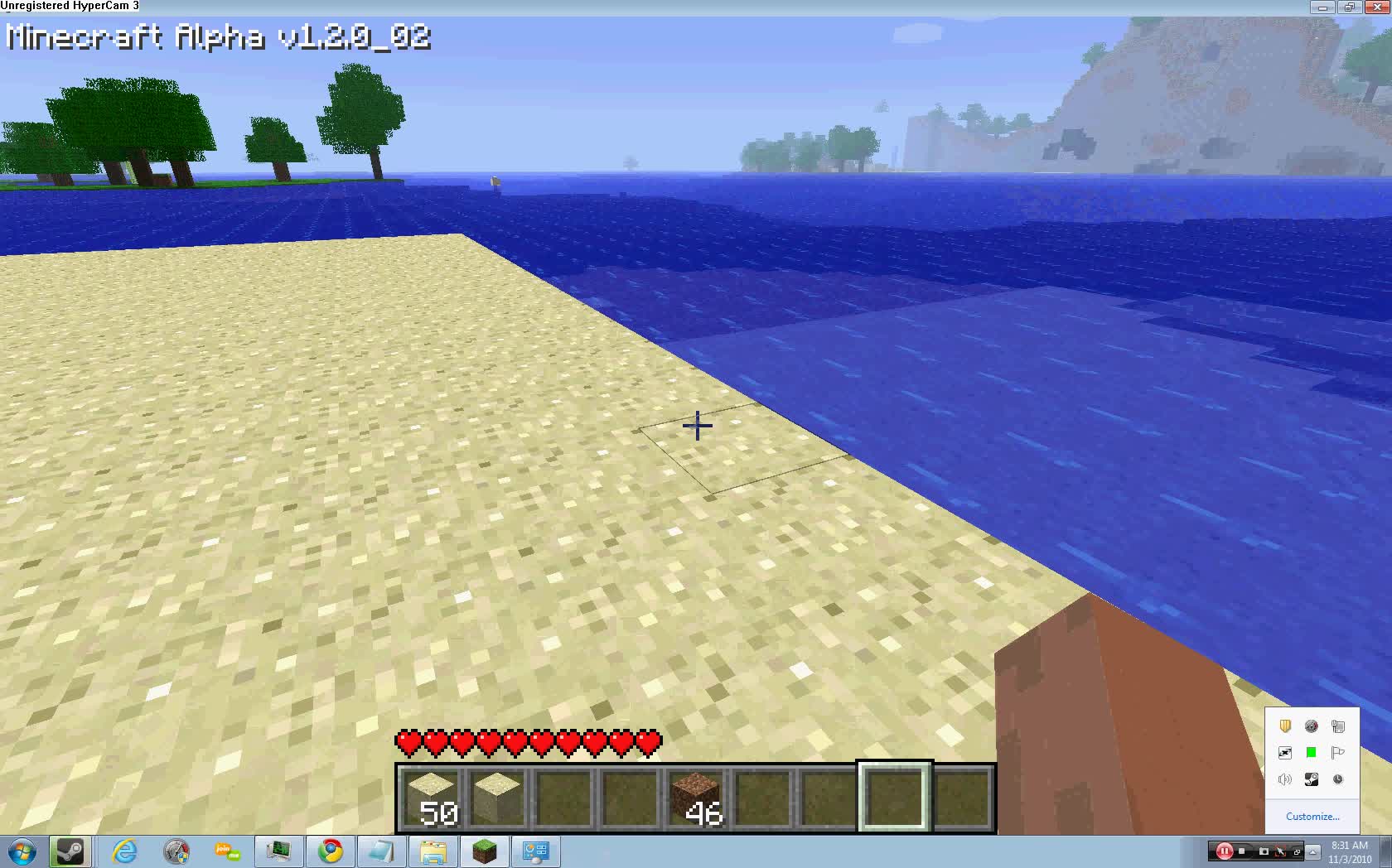 MineCraft Alpha SandHouse Floor! video - PureShot2 - Mod DB