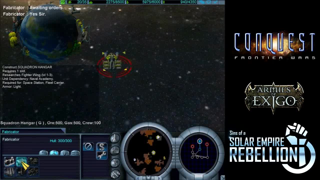Introduction to Conquest: Frontier Wars video - Escodrion - IndieDB