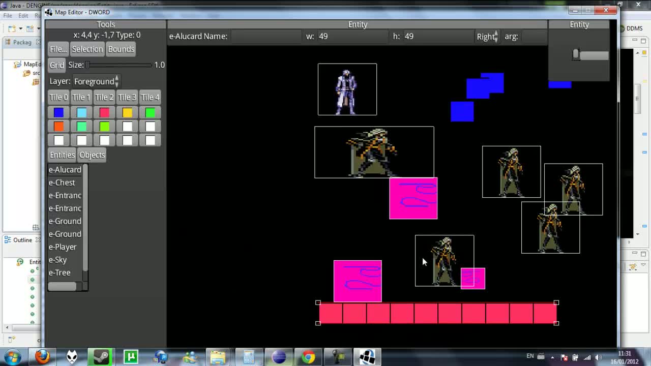 Demonstration of my PlatformRPG game and MapEditor video - DWORD - ModDB