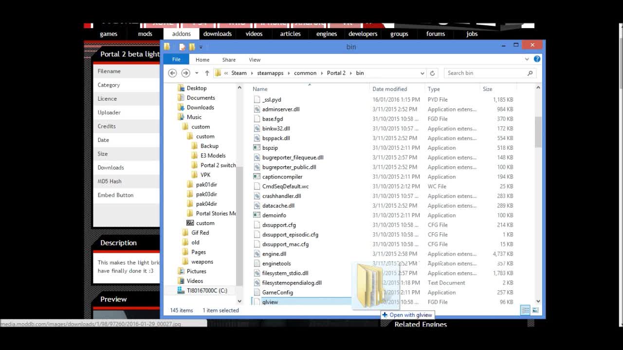 Portal 2 - How to install Addons Tutorial video - theemmy4501 - ModDB