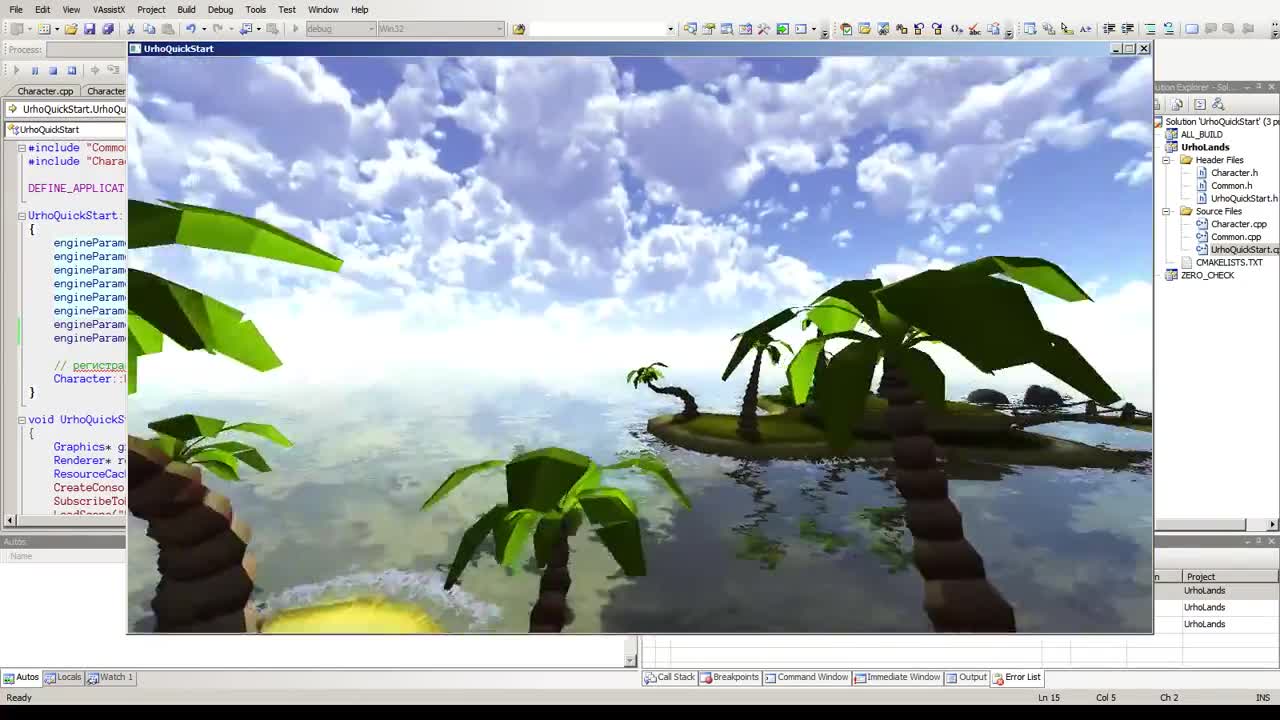 Urho3D Lands video - codingmonkey - ModDB