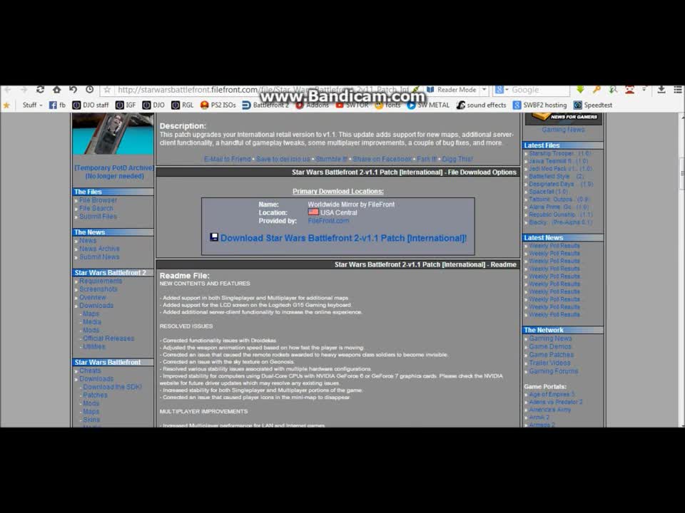 how to update your SWBF2 game version from 1.0 to video - SueKrueger13 - ModDB