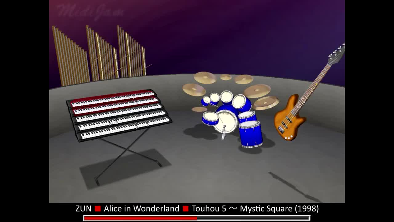 MIDI Remastered - touhou 5 Mystic Square - alice in wonderland video ...