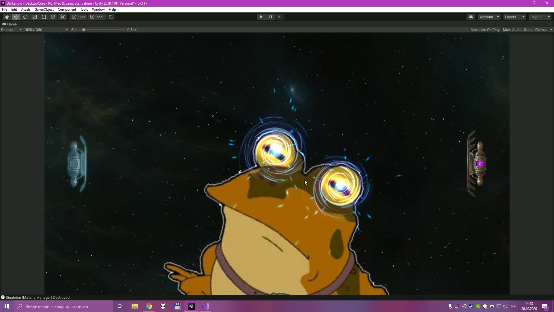 Hypnofrog in Darkanoid extra level video - cocaine_pony - ModDB