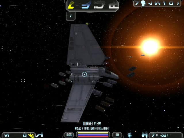 Lambda Shuttle Wing Folding Animation video - Freeworlds: Tides of War ...