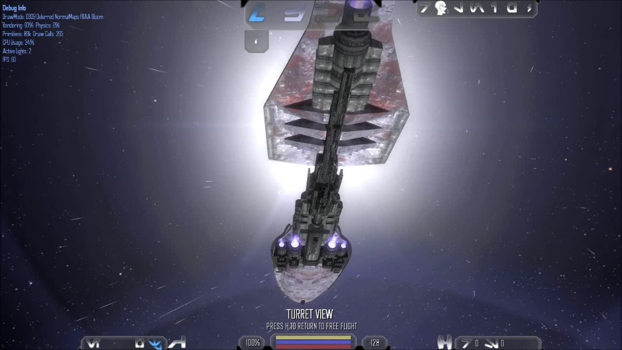 MC30c Frigate - Normal and Specular Map video - Freeworlds: Tides of ...