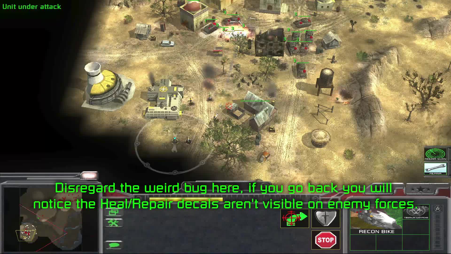 C&C Tiberian Dawn Redux: New Guard, Heal & Repair Abilities Demo video - ModDB