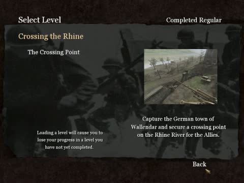 CoD2 Back2Fronts updated main menu video - ModDB