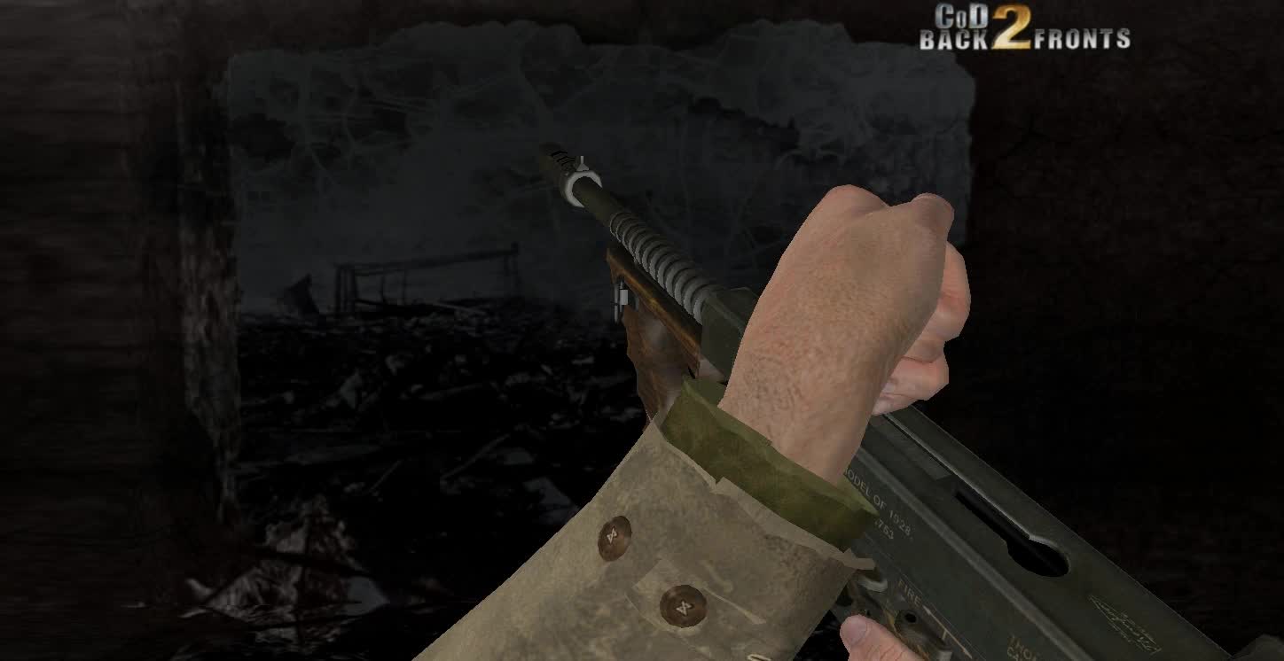 CoD2 Thompson M1928 animation video - Back2Fronts Mod for Call of Duty ...