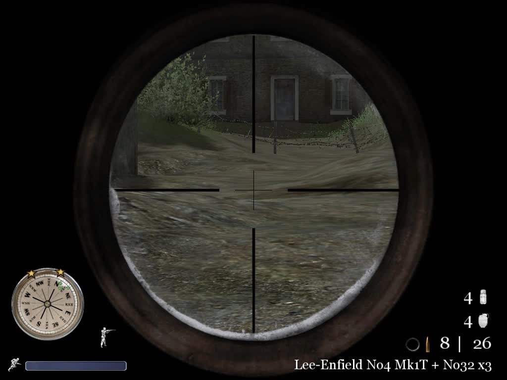 CoD2 scoped Lee-Enfield's animation/model video - Back2Fronts Mod for ...