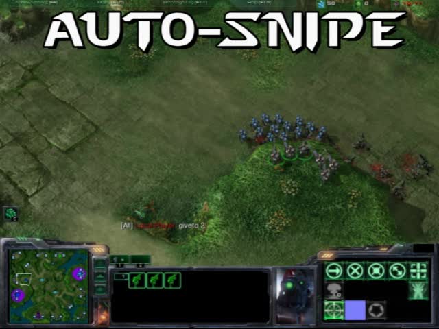 Auto-Snipe video - Starcraft+ mod for StarCraft II: Wings of Liberty ...