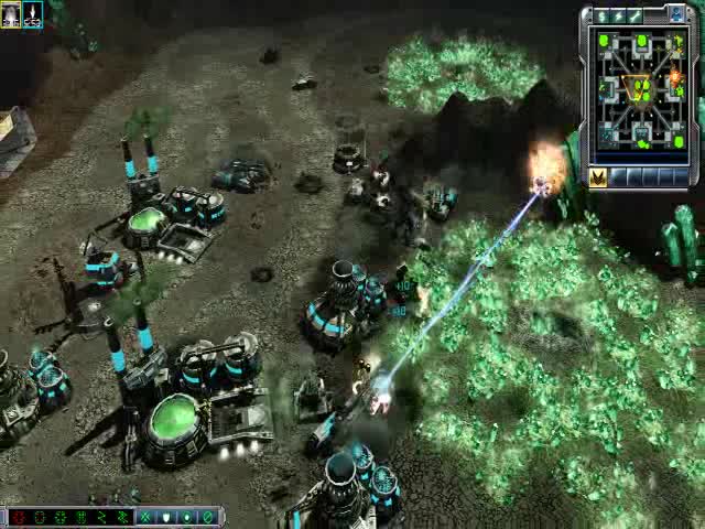 NOD vs GDI full battle video - Xenoforce Reborn mod for C&C3: Tiberium ...