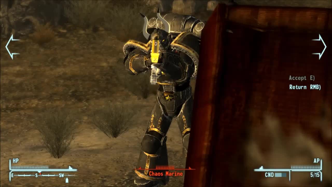 Chaos base assault! video - Warhammer 40k Conversion mod for Fallout ...