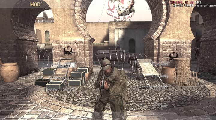 Character Customisation video - Call of Duty 4 - ReDead mod for Call of ...