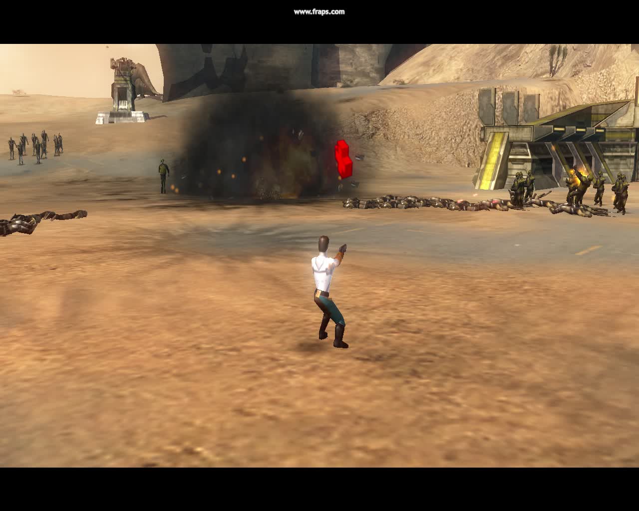 Dash Rendar Shootout Demo With His Blaster Gun video - Star Wars: Rise ...