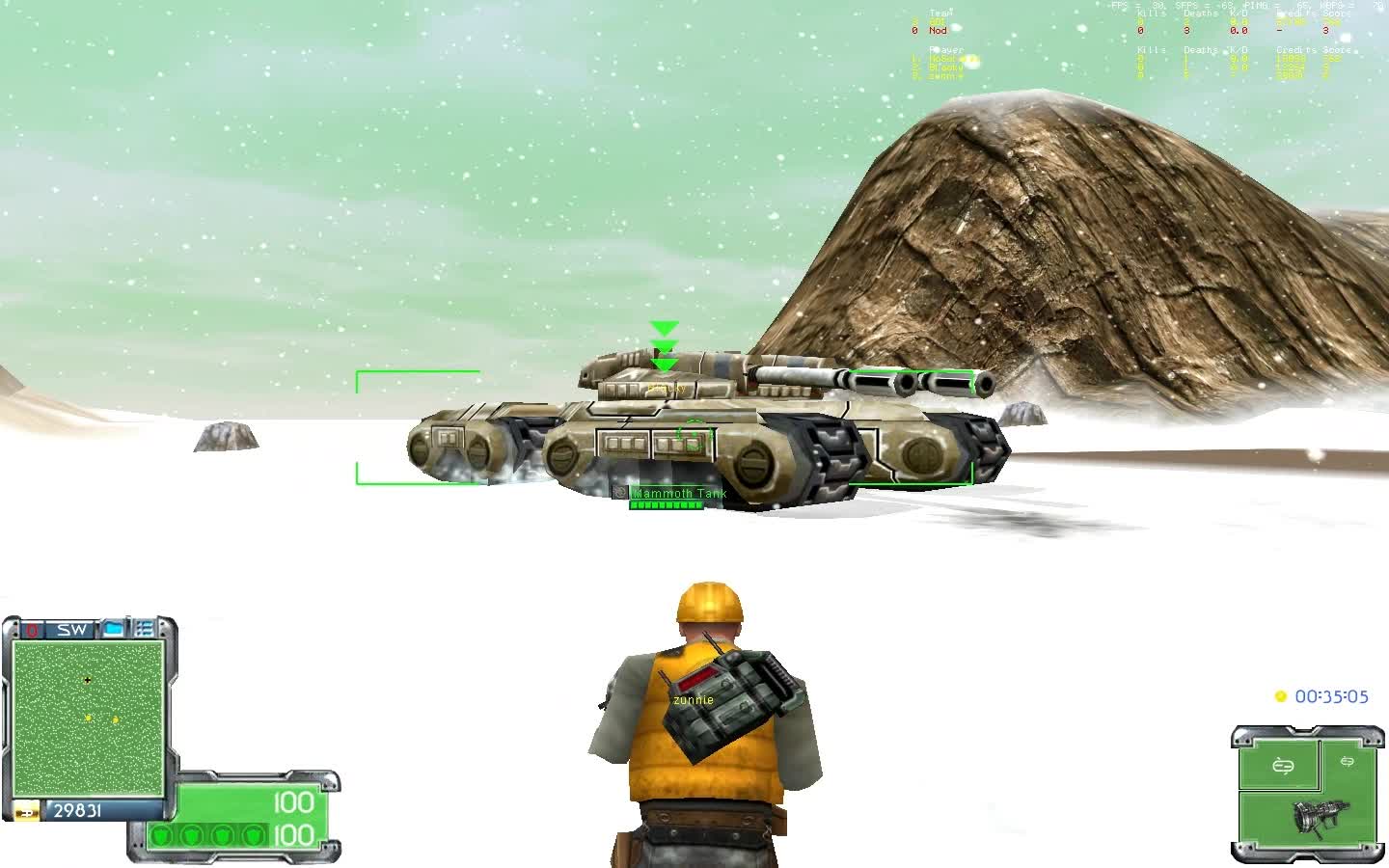 GDI Mammoth Tank video - Tiberium Crystal War mod for C&C: Renegade - ModDB