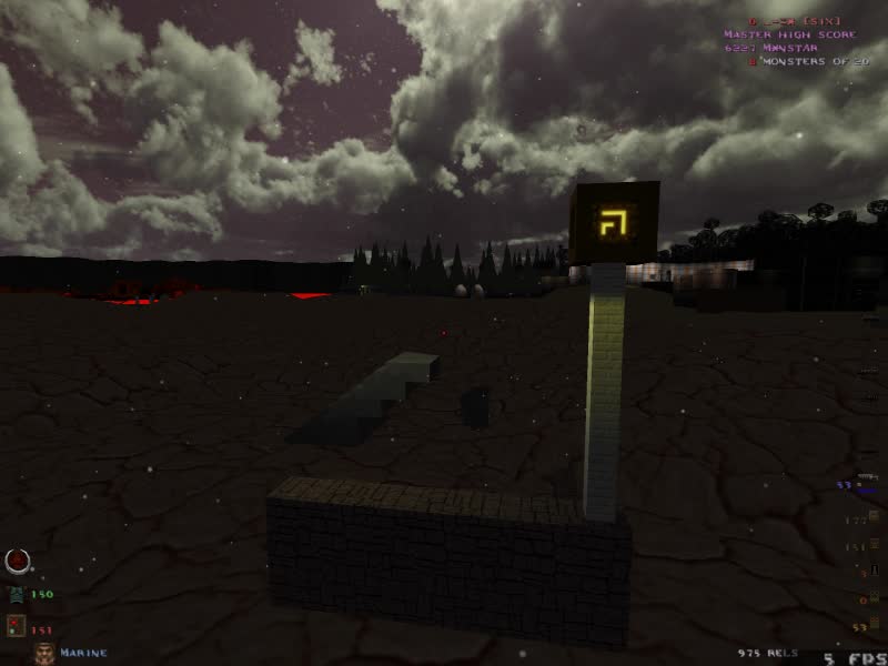 One lonely lamp glows in the bitter snowy dusk video - Chaos Archon mod for Quake - ModDB