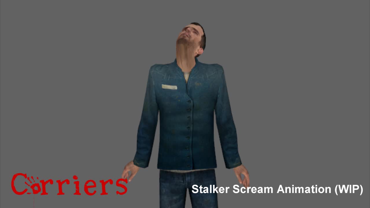 Stalker Screaming Animation (WIP) video - Carriers mod for Half-Life 2 ...