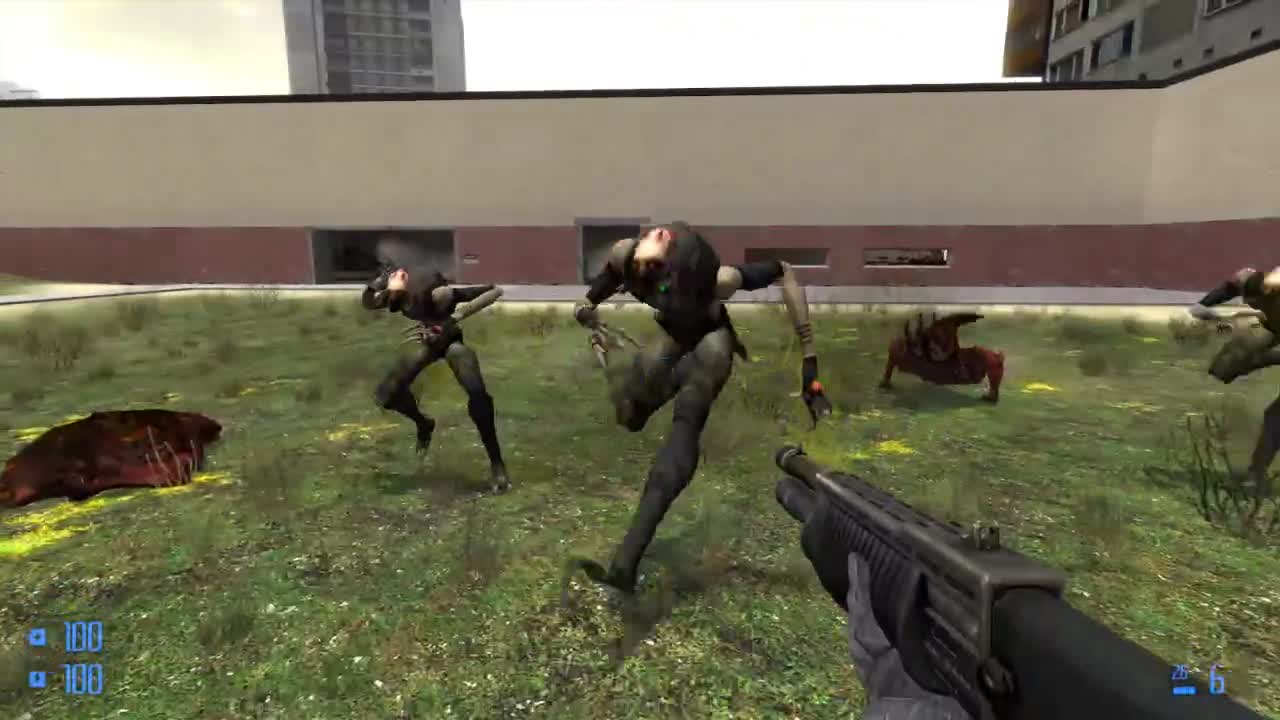 Half-Life 2 Beta's Bullsquid, Zombie Assassin, Alien Assassin In SMOD Redux video - ModDB