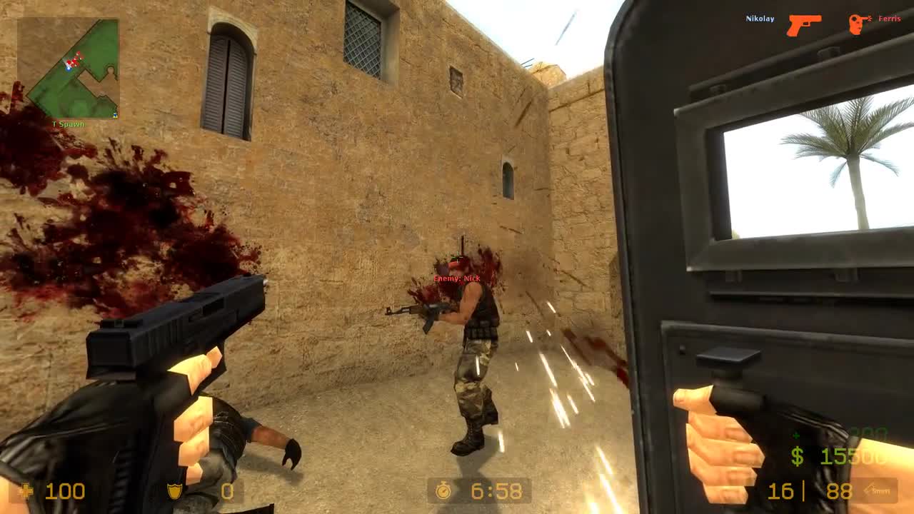 SMOD Counter-Strike: Source - Tactical Shield & Gordon Kick - Testing ...