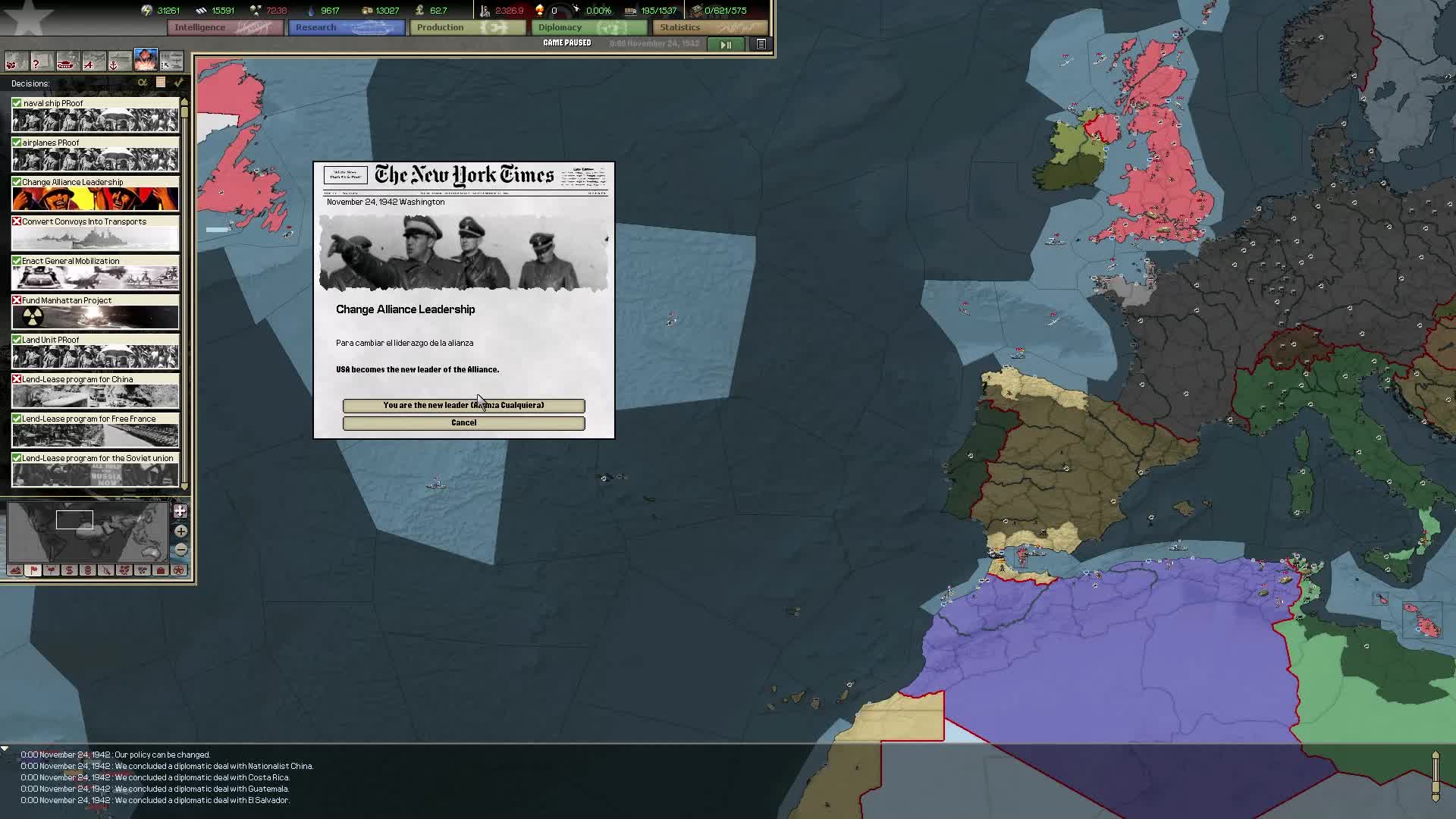 PoliticcAllianceChange video - Darkes Hour game Historical Correction ...