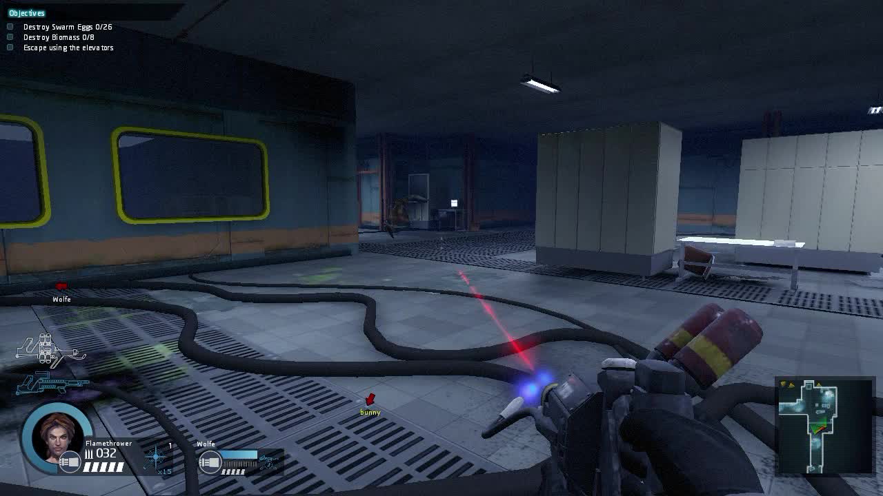 Alien Swarm FP flame-thrower gameplay video - ModDB