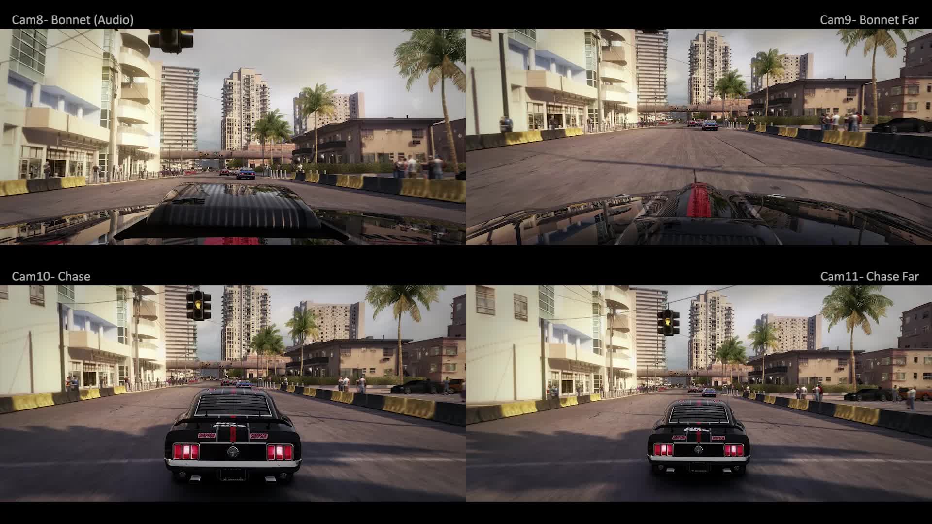 Replay comparision with Cameras 8 - 11 video - BayetasMod for GRID 2 ...