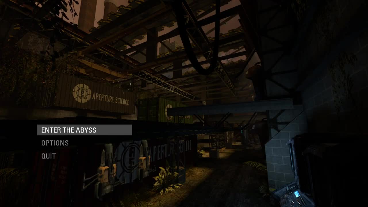 Menu test video - Abyss mod for Portal 2 - ModDB