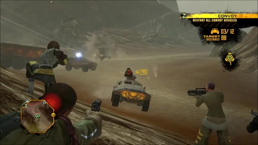 Attempt to destroy the convoy > Overwhelmed by EDF video - Red Faction ...