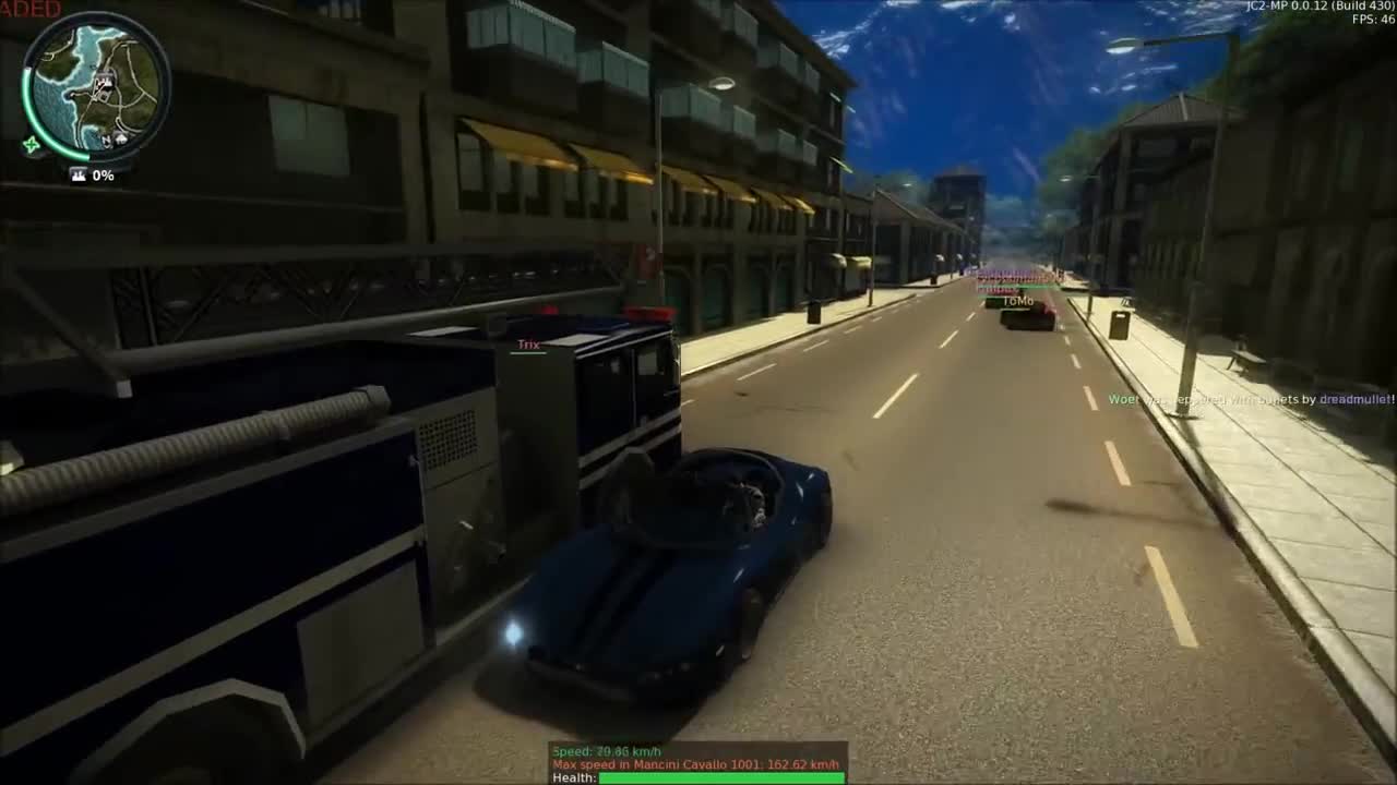 Hit detection progress video - Just Cause 2: Multiplayer mod for Just ...