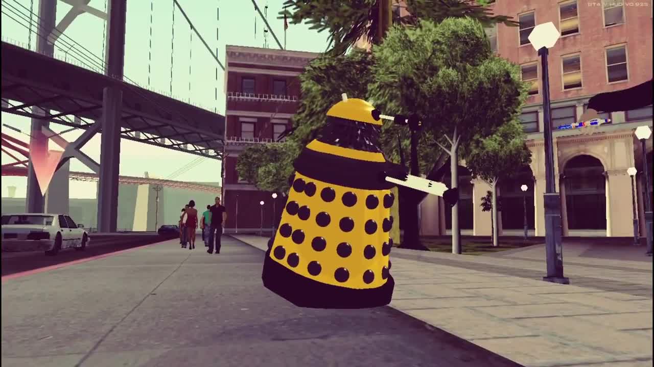 GTA SA Doctor Who Mod Daleks Invasion V4.3 Release video - ModDB