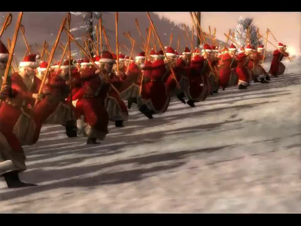 Snowflakes of Doom video - Total War: Santa Invasion mod for Medieval ...