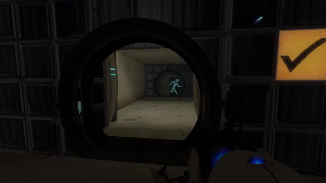 ACT I - (Thermal Discougrament Beam, Excursion Funnel) video - Portal 2 ...