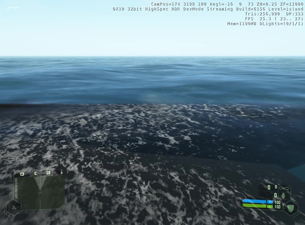 Submarine from the start of the game!!! video - Crysis: Russian Edition ...
