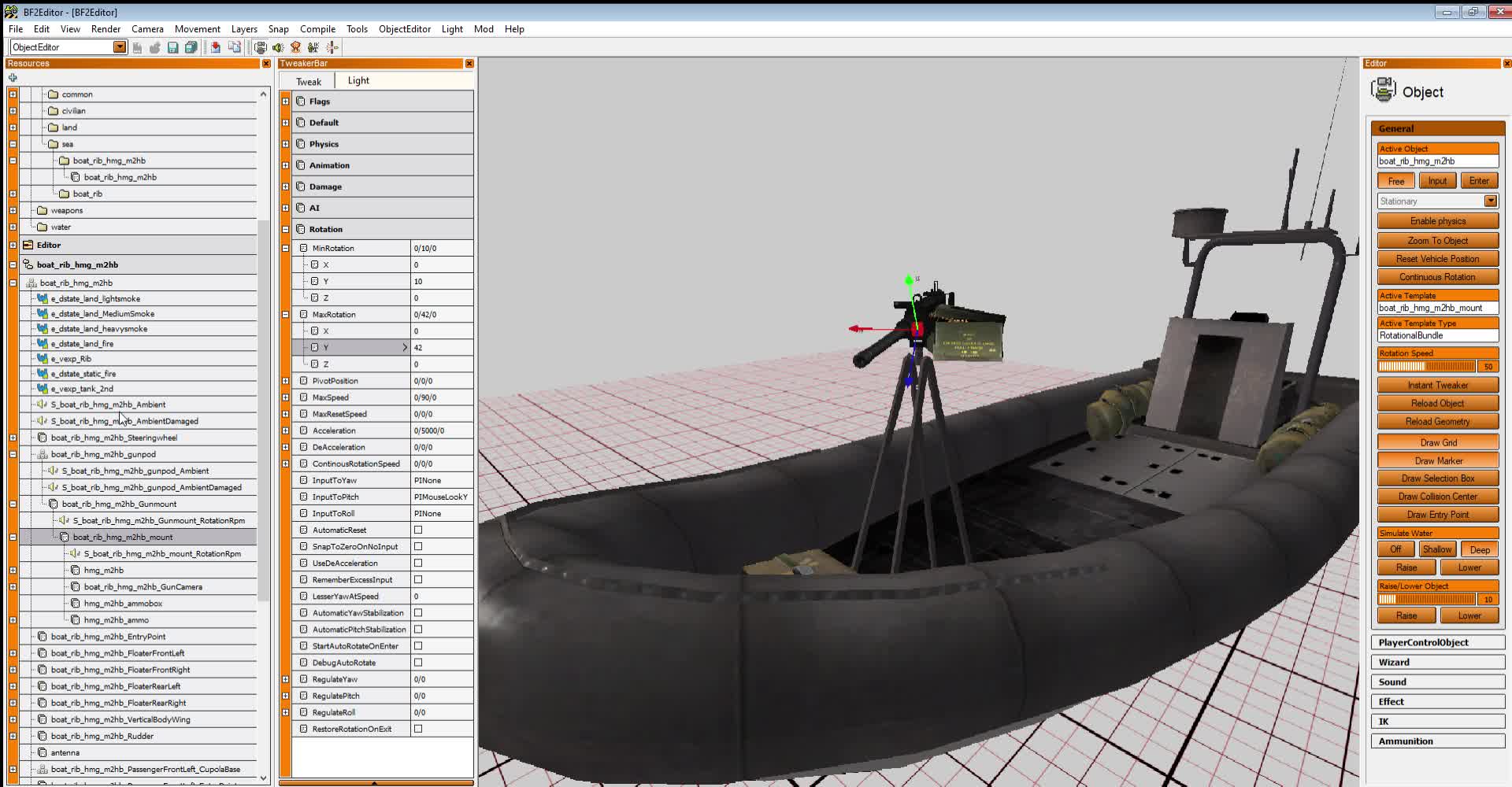 RHIB \M2HB video - Zone of Continuous Fire mod for Battlefield 2 - ModDB