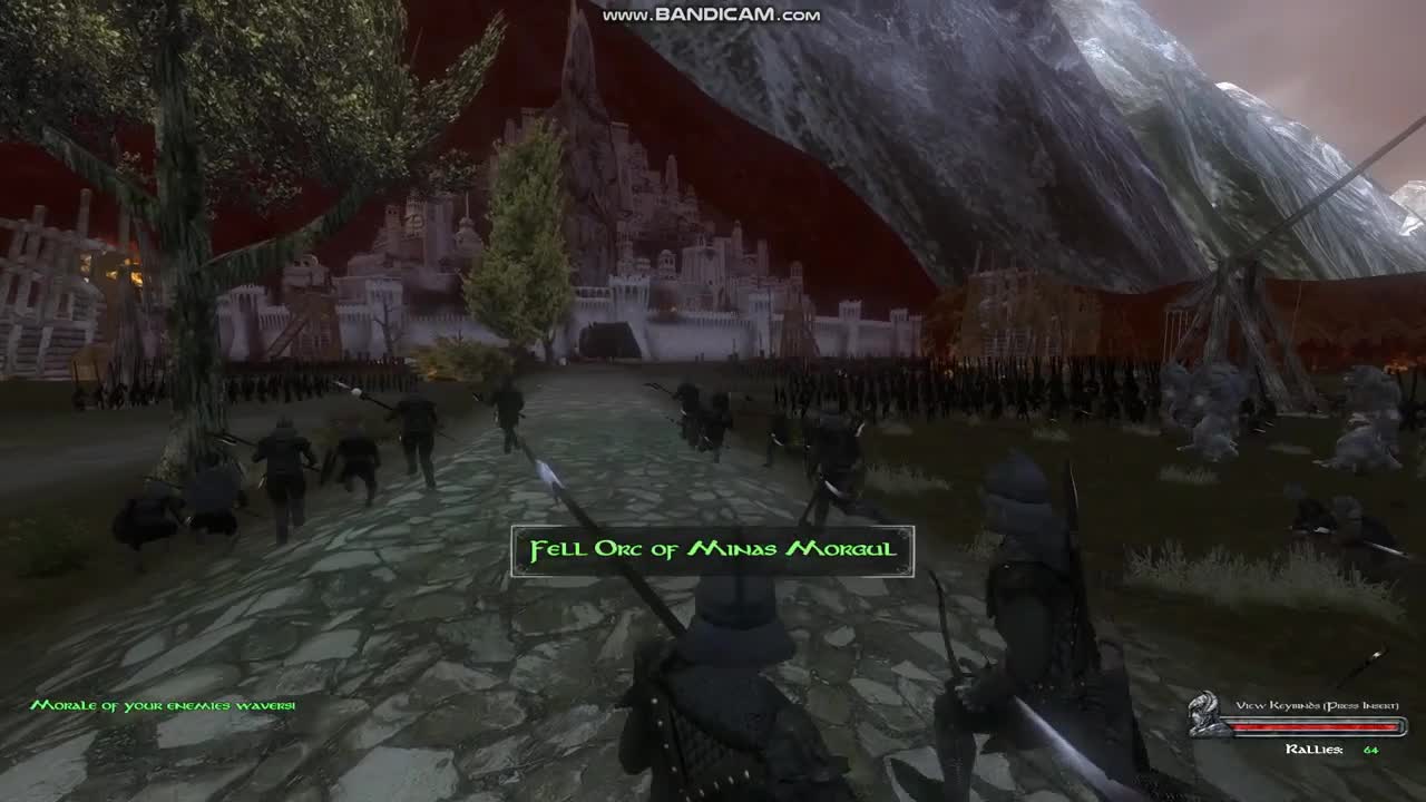 Orcs march on Minas Tirith video - TLD LOTR Scene Pack mod for Mount ...
