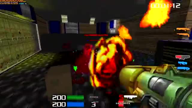 DOOM 2 Map Helix in progress "TEST MULTIPLAYER" (D4T MOD) video - ModDB