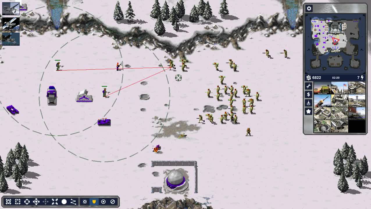 USA vs GLA Gameplay showcasing new building mechanic video - Generals Alpha mod for OpenRA - ModDB