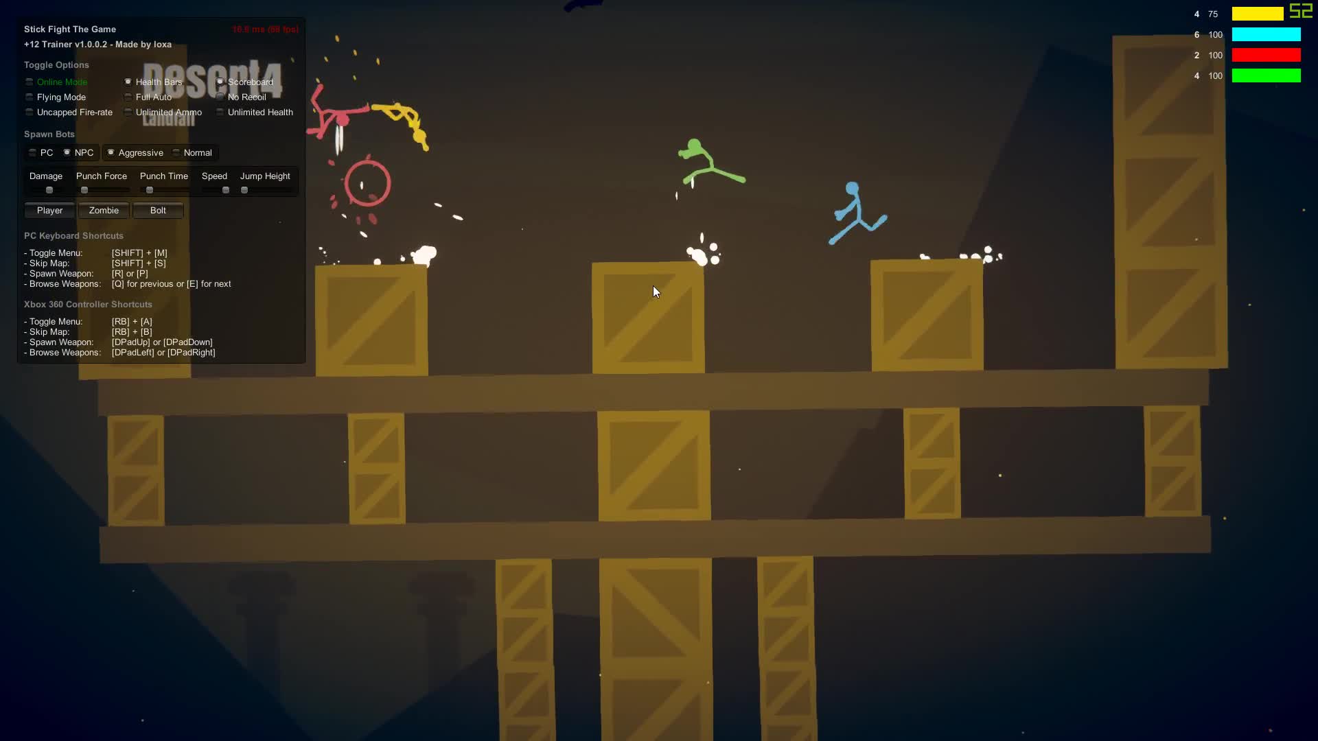 1v3 Bots - Stick Fight The Game Trainer by loxa video - ModDB