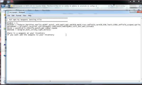 How to add weapons in your inventory video - Counter-Strike : The ...