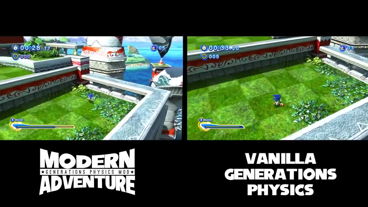 Modern Adventure: Generations Physics Mod video - ModDB