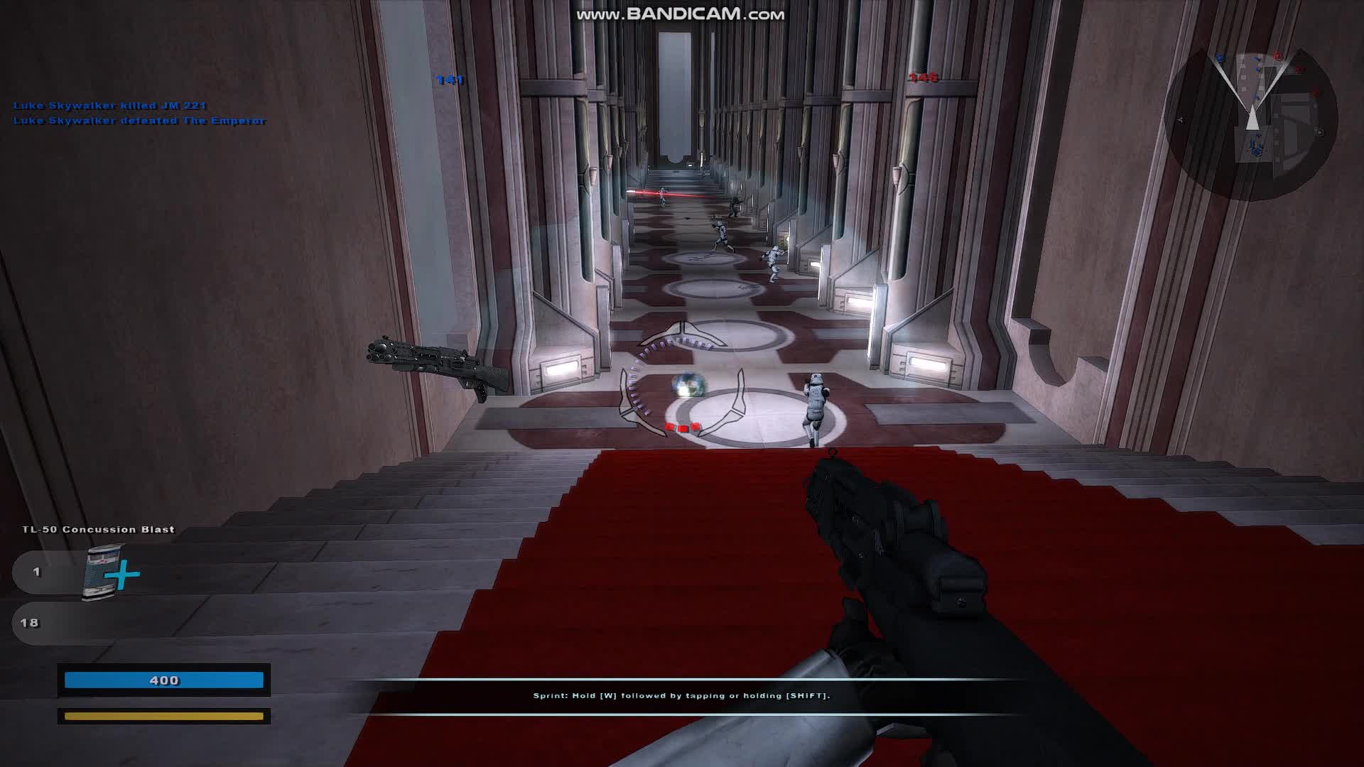 TL-50 concussion blast test video - Star Wars Battlefront 2 Legends mod ...