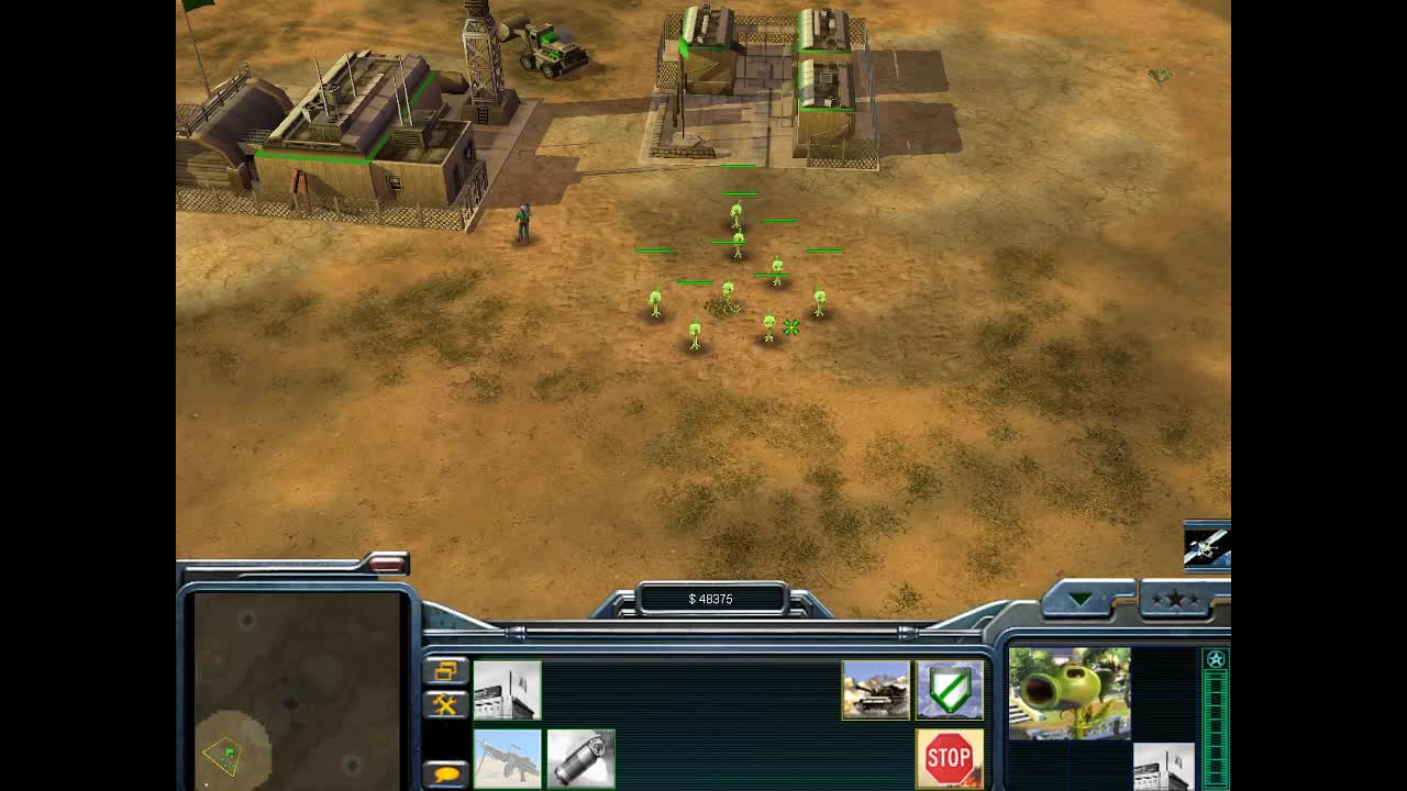 Peashooter Demo Gameplay video - Plants vs Zombies RTS mod for C&C ...