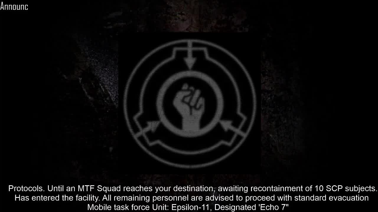 MTF Announcement for stuff (C.A.S.S.I.E.) video - SCP: Containment ...