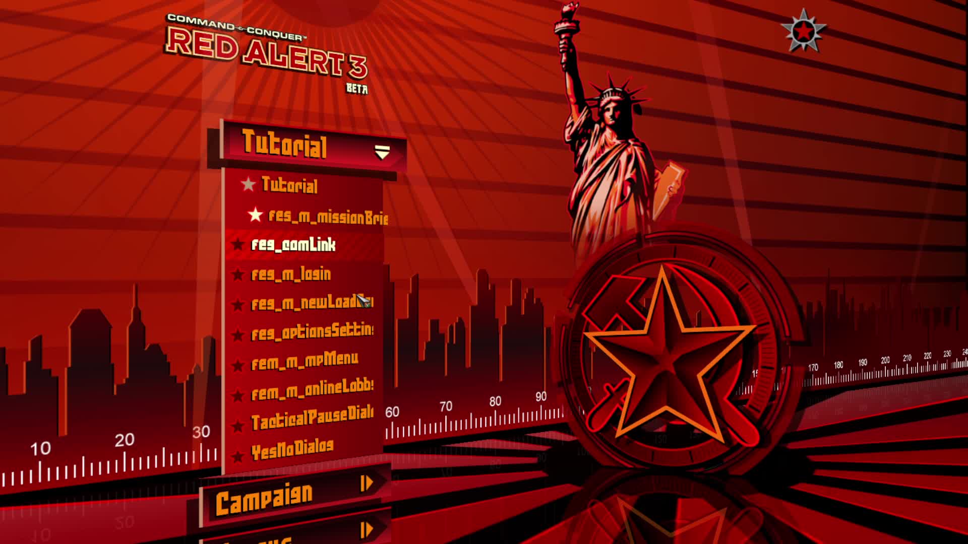 Abandoned UI video - Across Beta mod for C&C: Red Alert 3 - ModDB