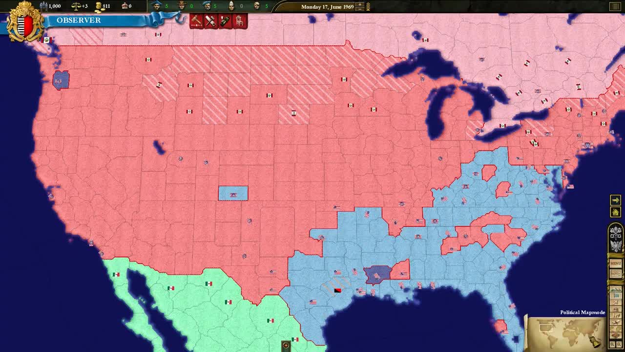 American Civil War mod for EU3 IN 3.2 [Ai Timelapse] video - ModDB